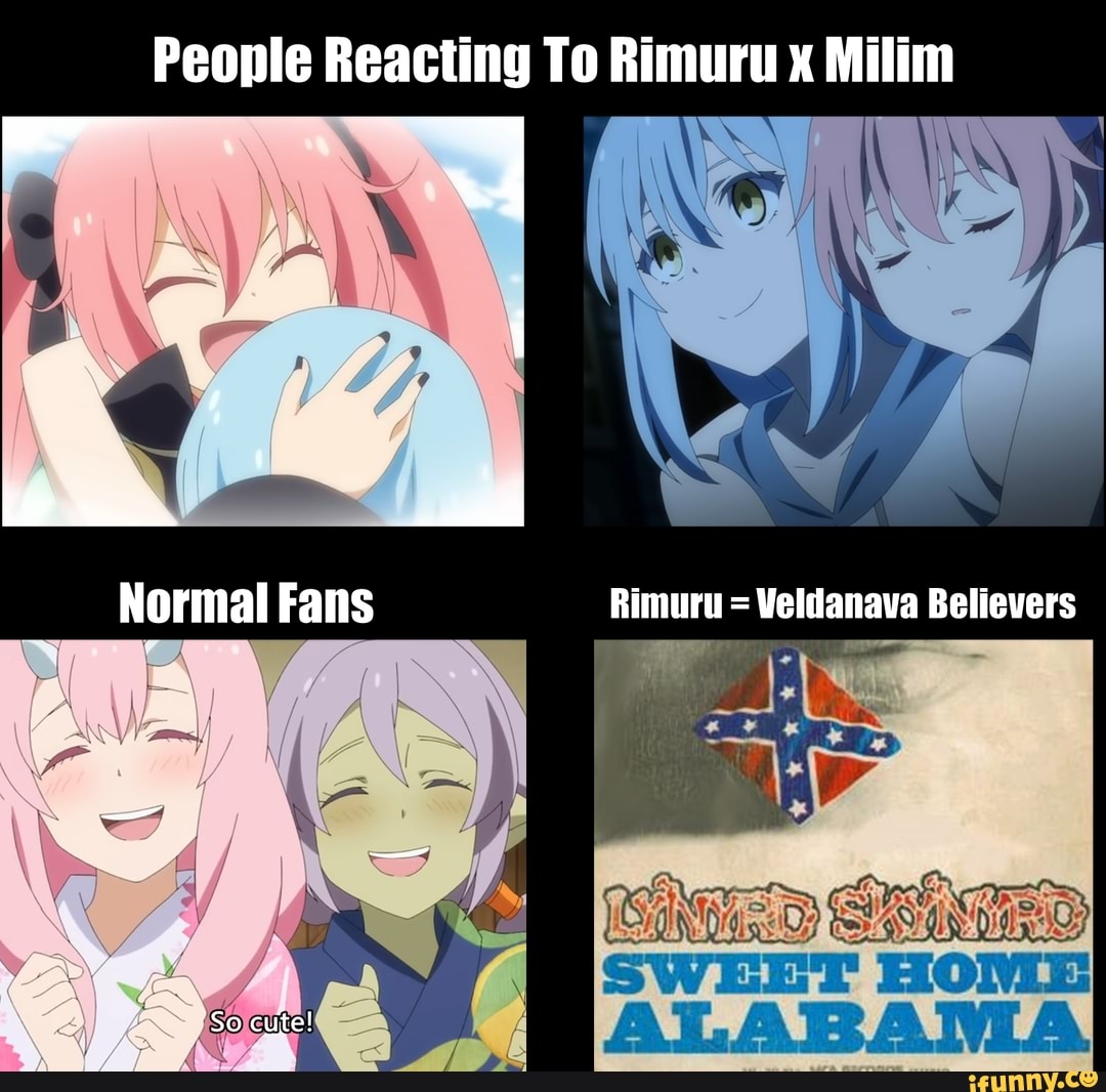 People Reacting To Rimuru Milim Normal Fans Rimuru = Veldanava ...