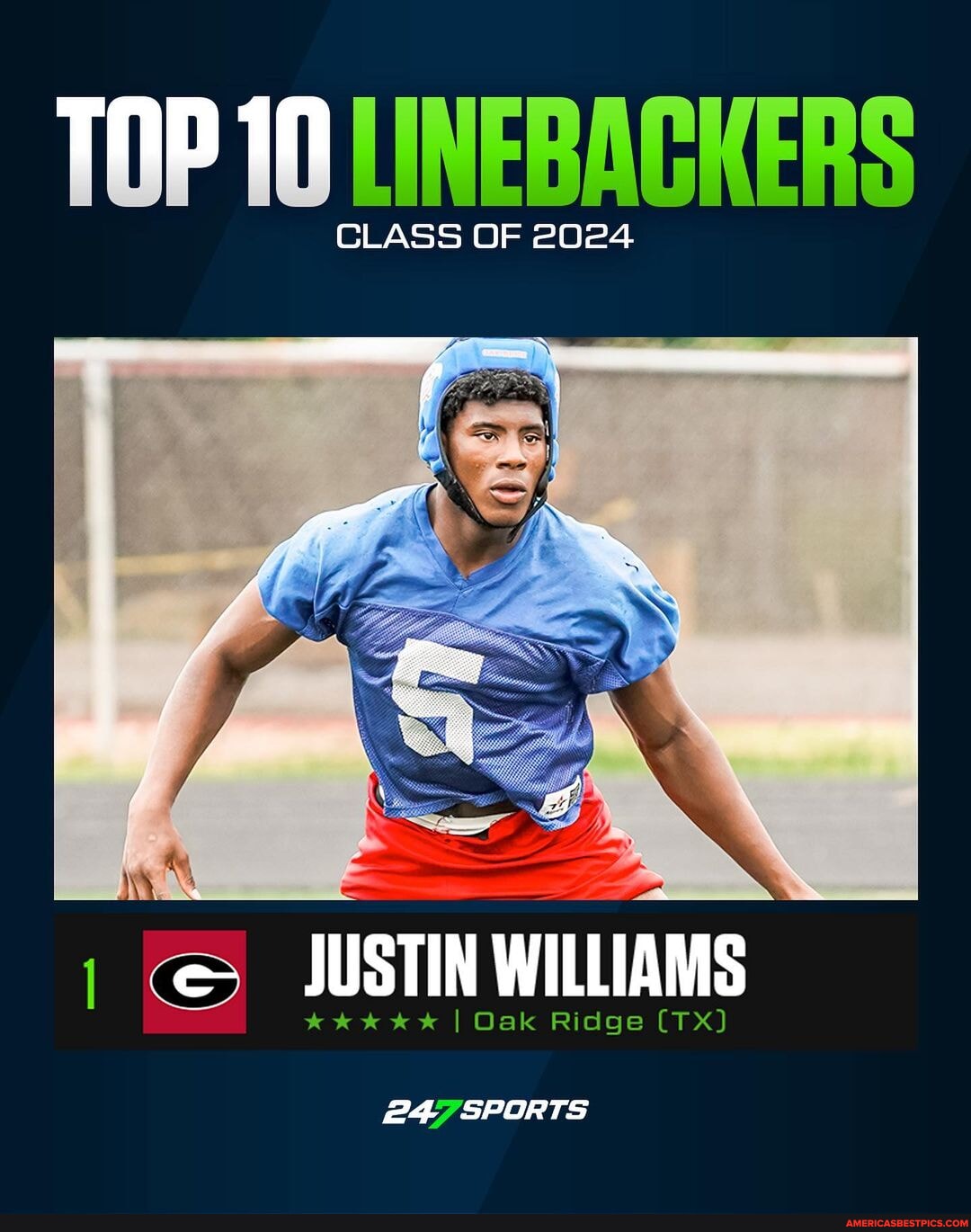 The Top 10 Linebackers in the class of 2024 🏈🔥 #cfb #collegefootball - TAD in CLASS OF 2024 AS 4 ...