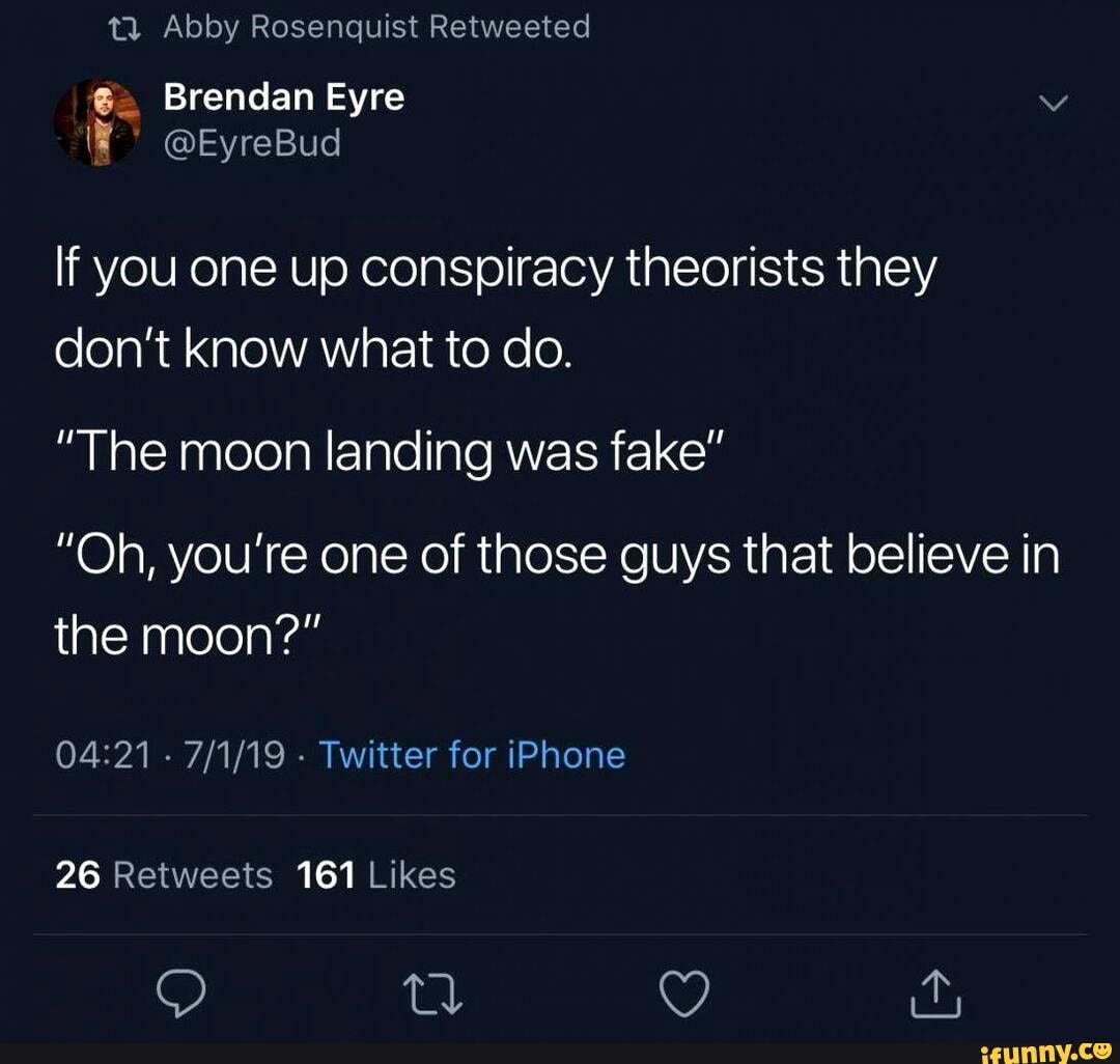 Th Abby Rosenquist Retweeted Brendan Eyre @EyreBud If you one up ...