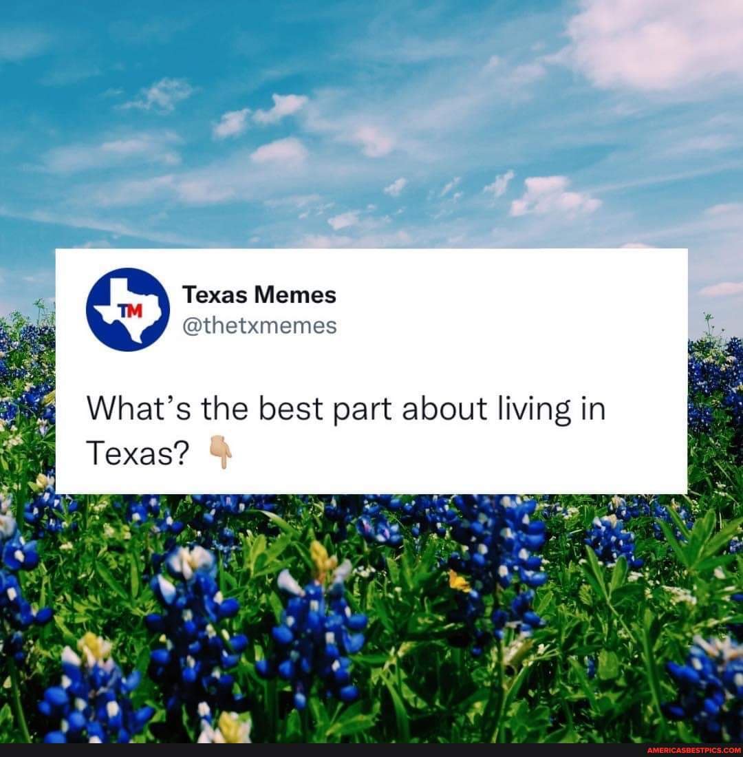 Texas Memes @thetmemes What's the best part about living in Texas ...