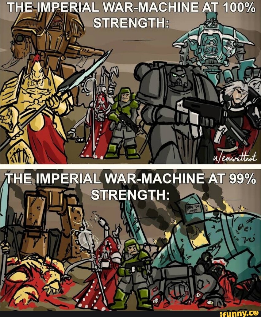 THE IMPERIAL WAR-MACHINE AT 100% STRENGTH: THE IMPERIAL WAR-MACHINE AT ...