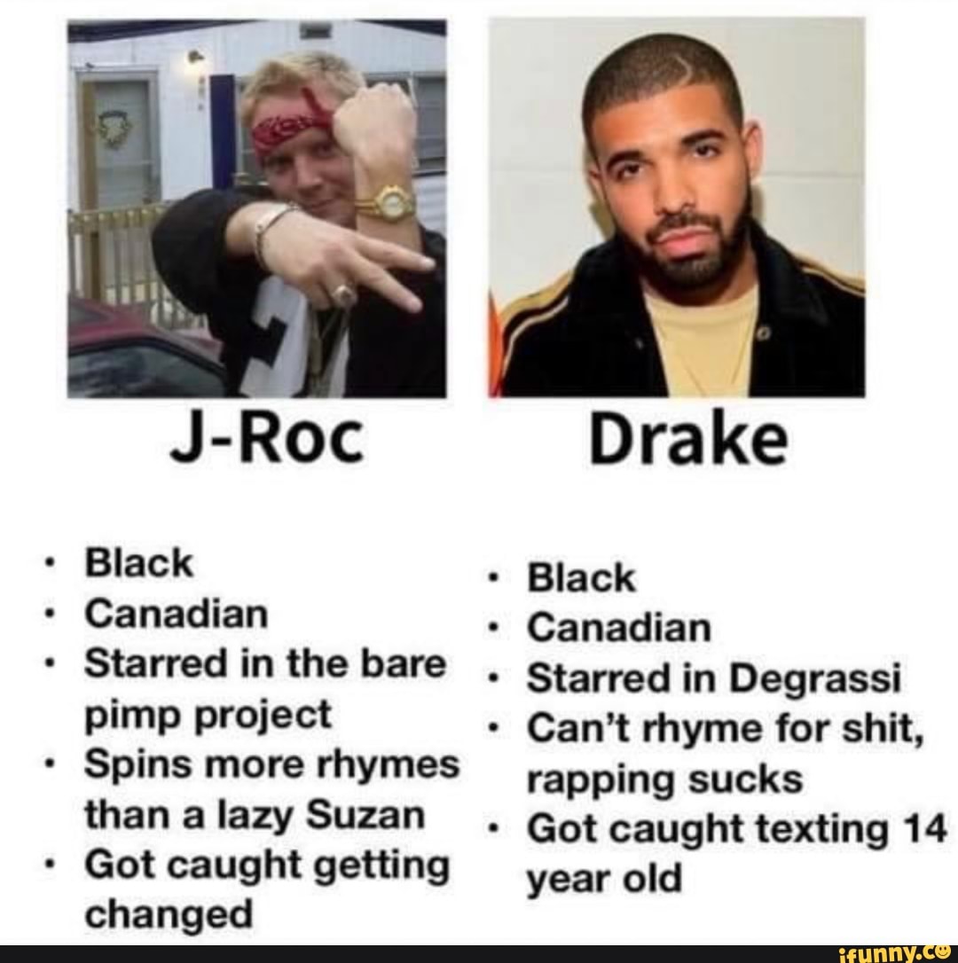 J-Roc Black Canadian Starred in the bare pimp project Spins more rhymes ...