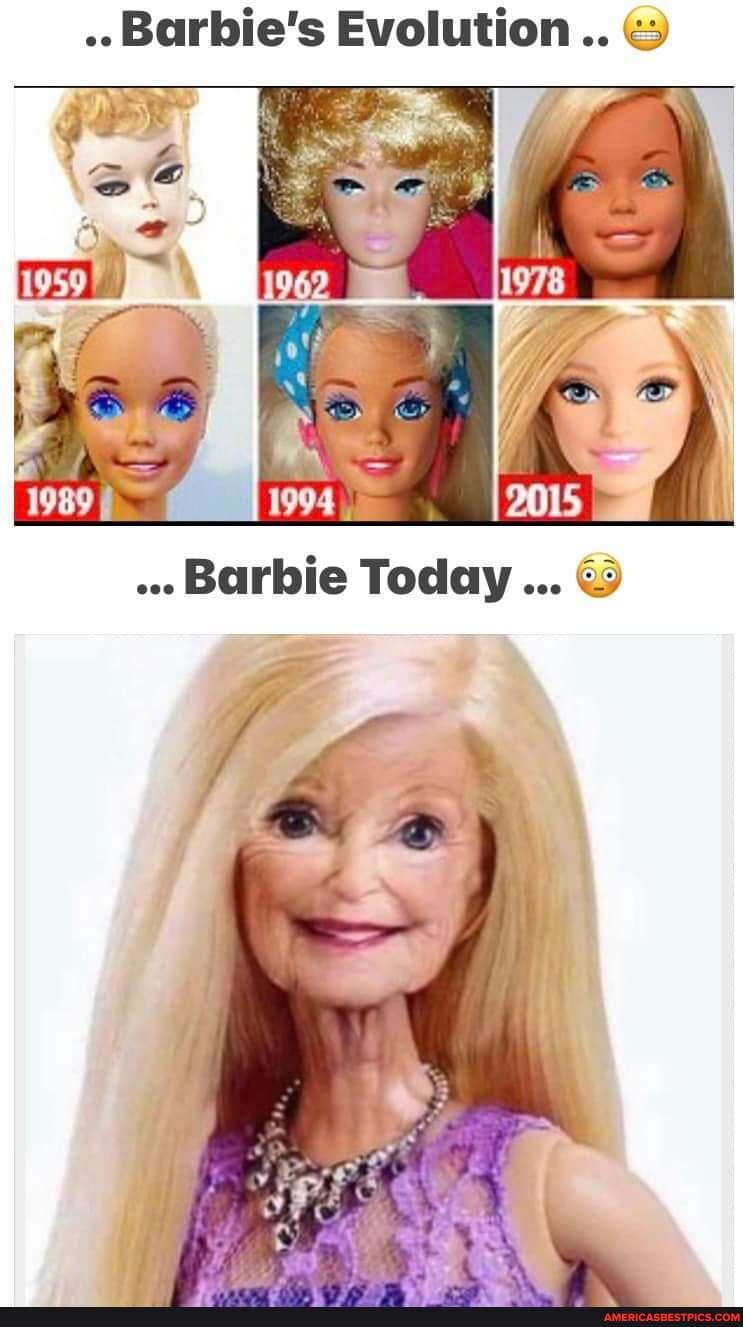 MB Barbie's Evolution @ - America’s best pics and videos