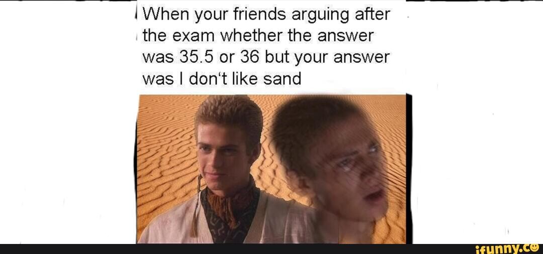 I When Friends Arguing After The Exam Whether The Answer Was 35 5 Or 36