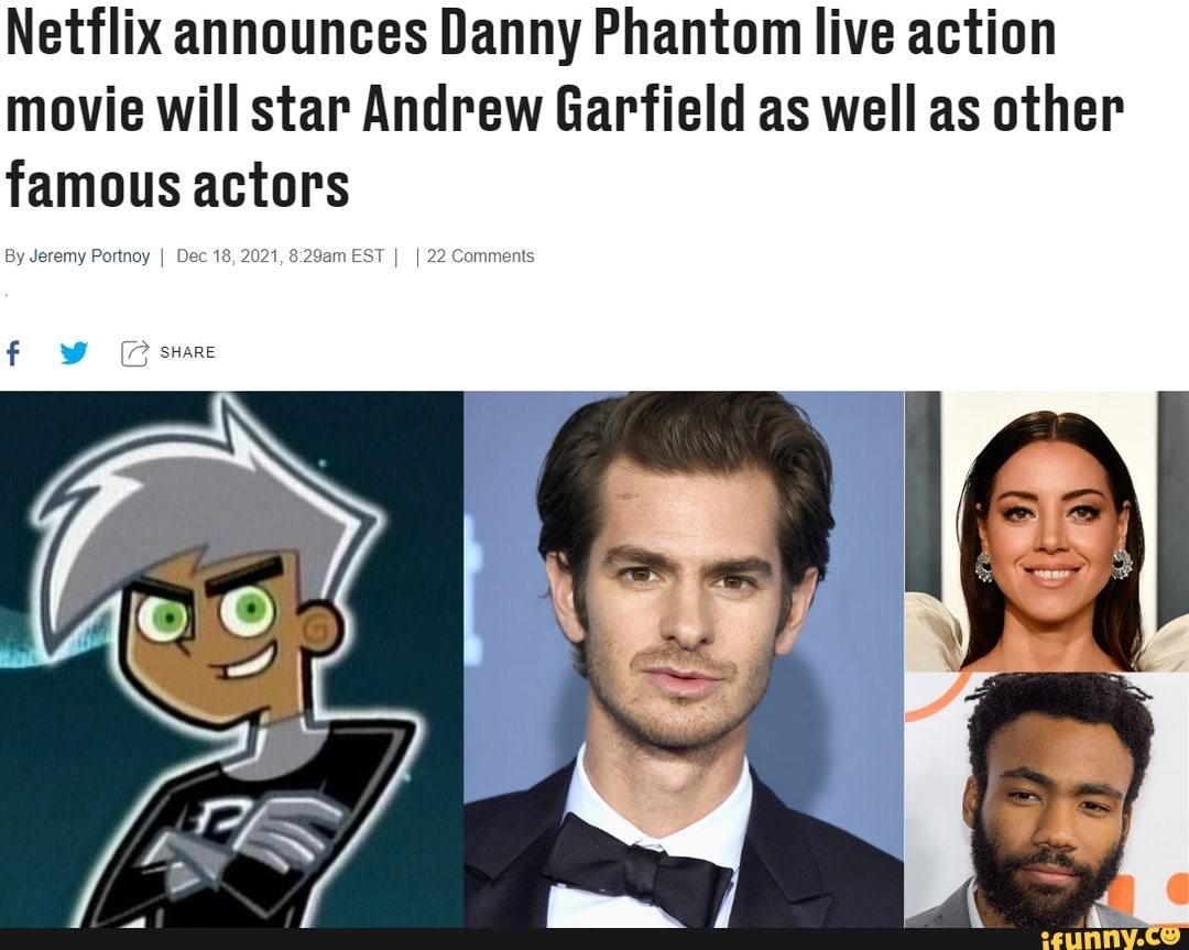 Netflix announces Danny Phantom live action movie will star Andrew ...