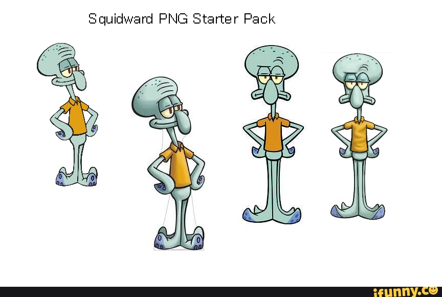 Squidward PNG Starter Pack - iFunny