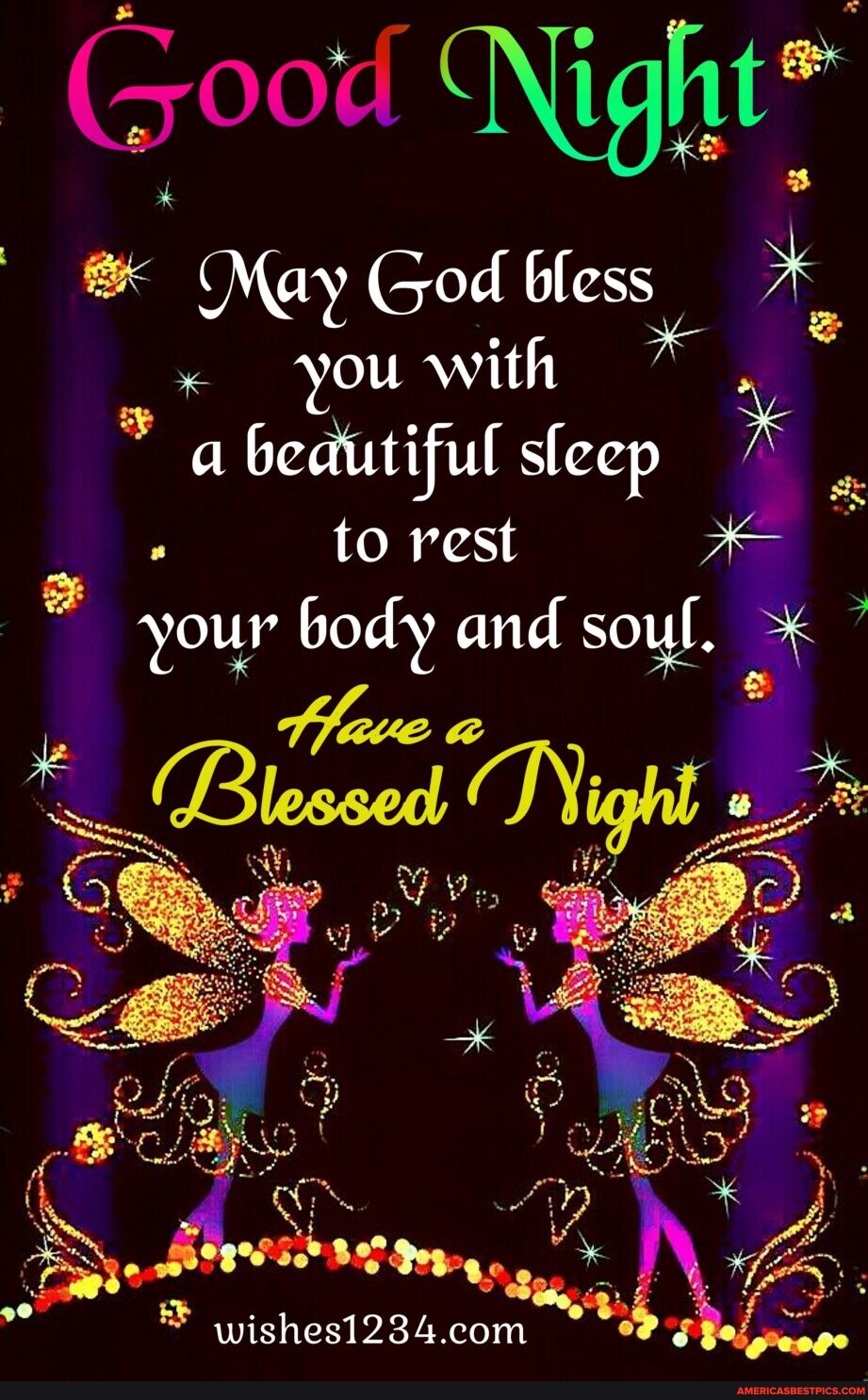 Night* (May God bless you with beautiful sleep to rest your body and ...