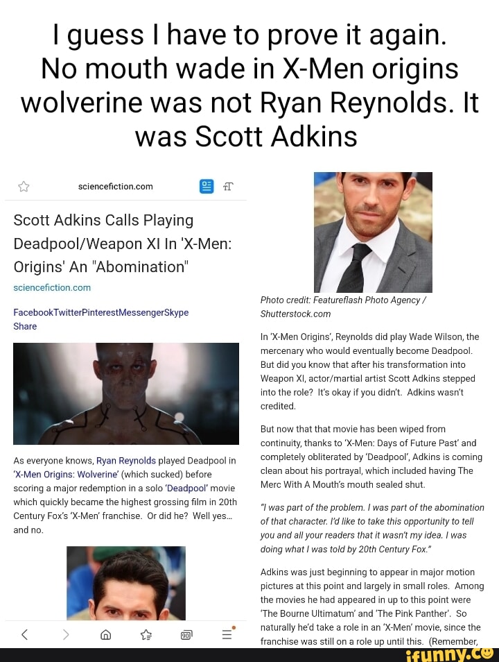 Scott Adkins Weapon X
