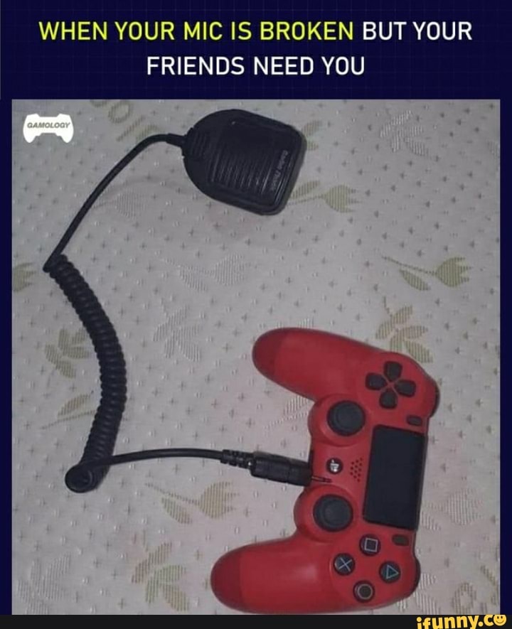 Broken ps4 mic store