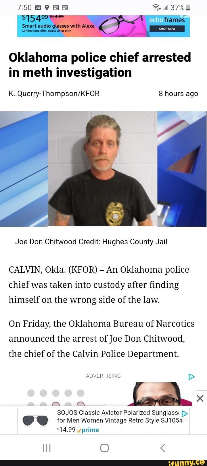 7508988 with Oklahoma police chief arrested in meth investigation K. 8 ...