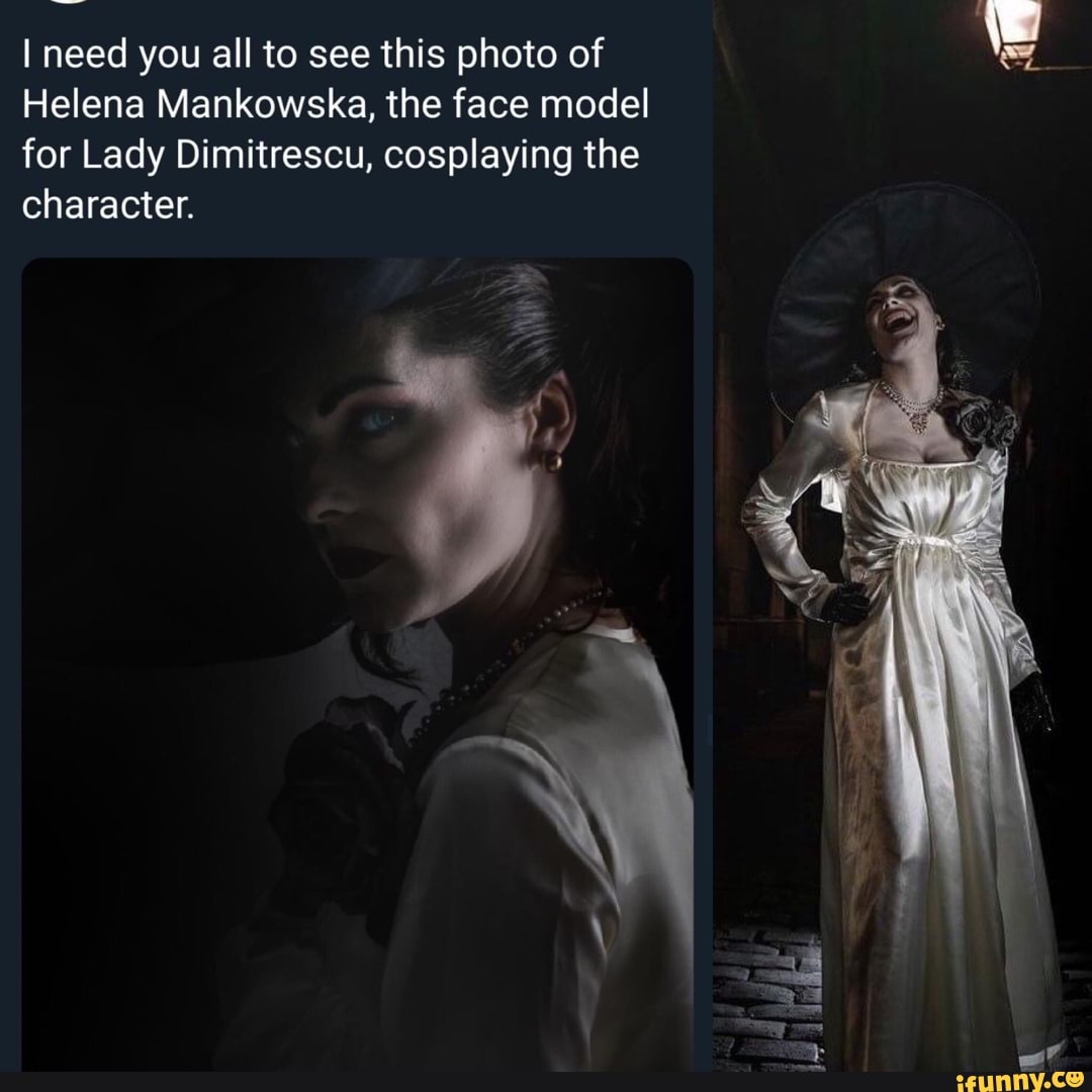 Need you all to see this photo of Helena Mankowska, the face model for ...