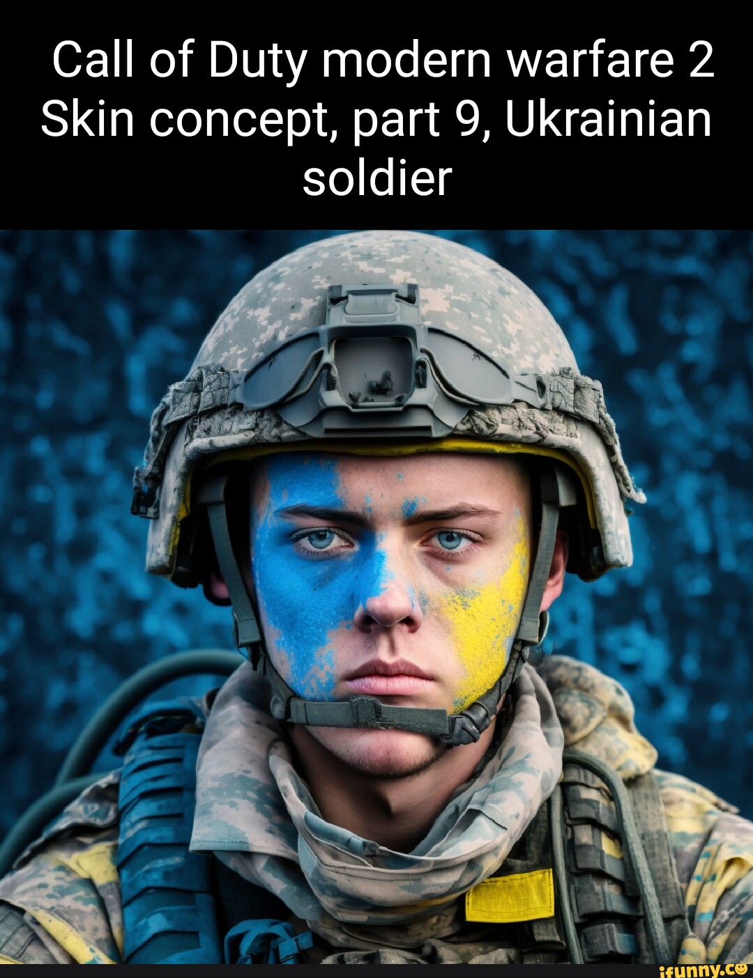 Call of Duty modern warfare 2 Skin concept, part 9, Ukrainian soldier ...