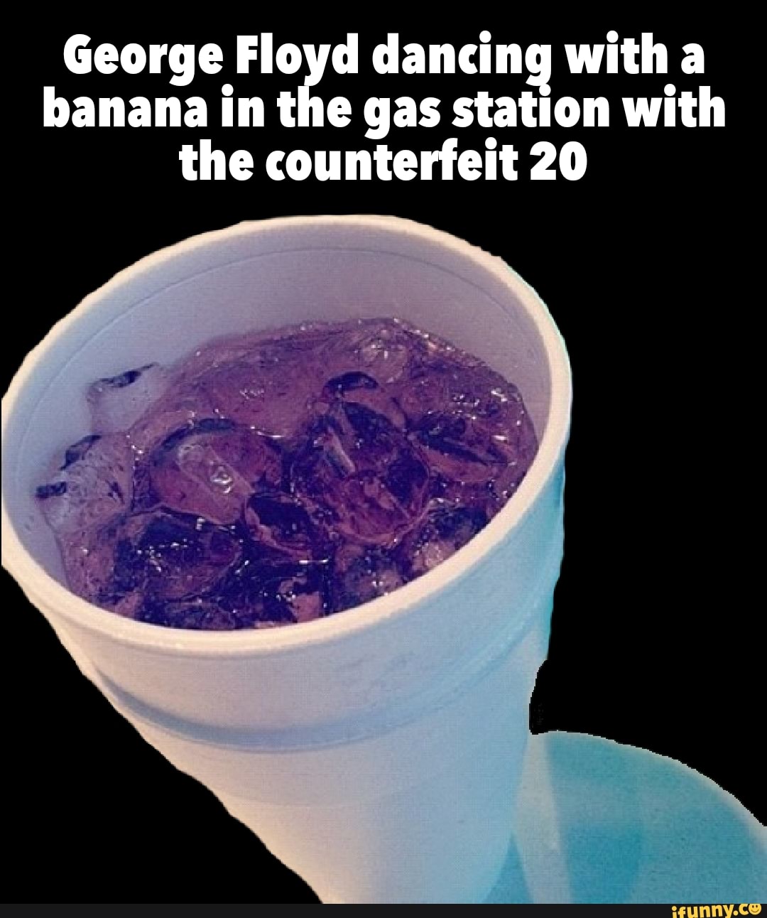 George Floyd dancing with a banana in the gas station with the ...