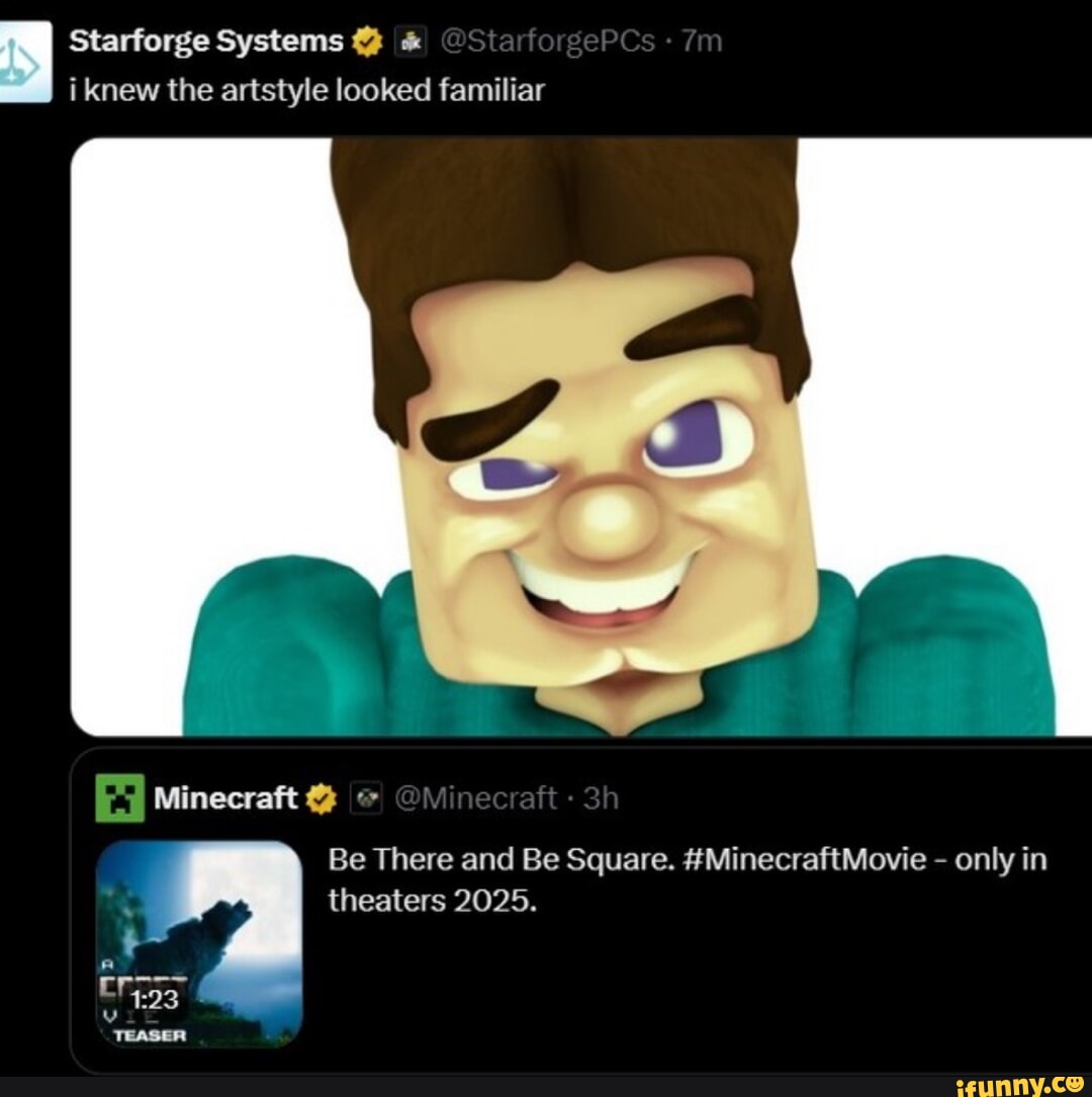 Starforge Systems i knew the artstyle looked familiar Minecraft Be ...