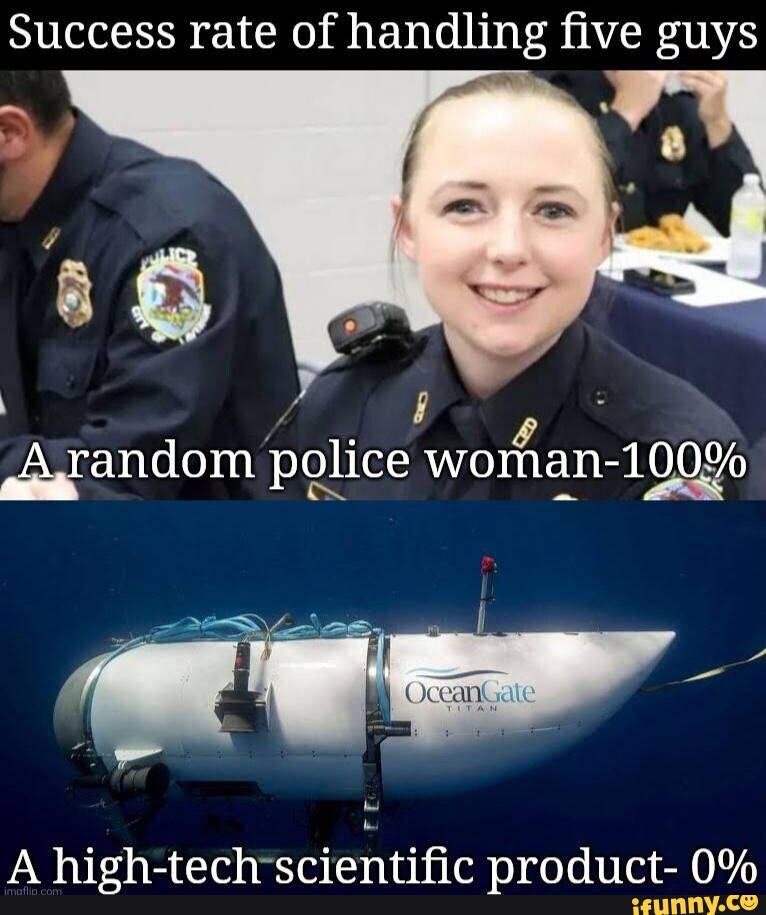 Success rate of handling five guys ~Arandom police woman-100% A high ...