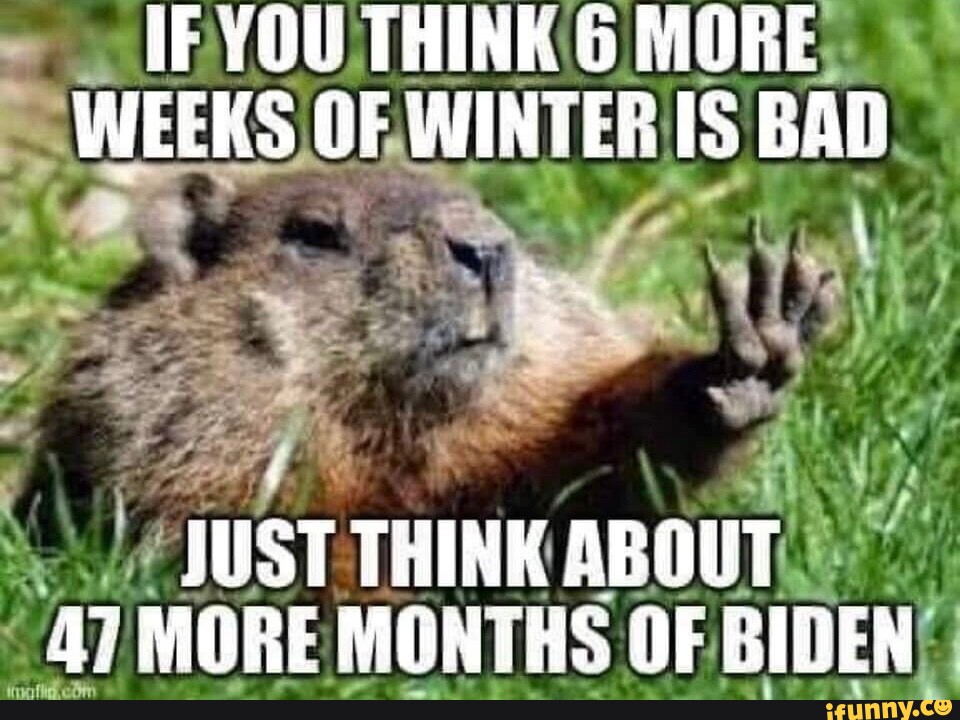 IF YOU THINK 6 MORE; WEEKS GF WINTER IS BAD JUST THINK ABOUT 47 MORE ...