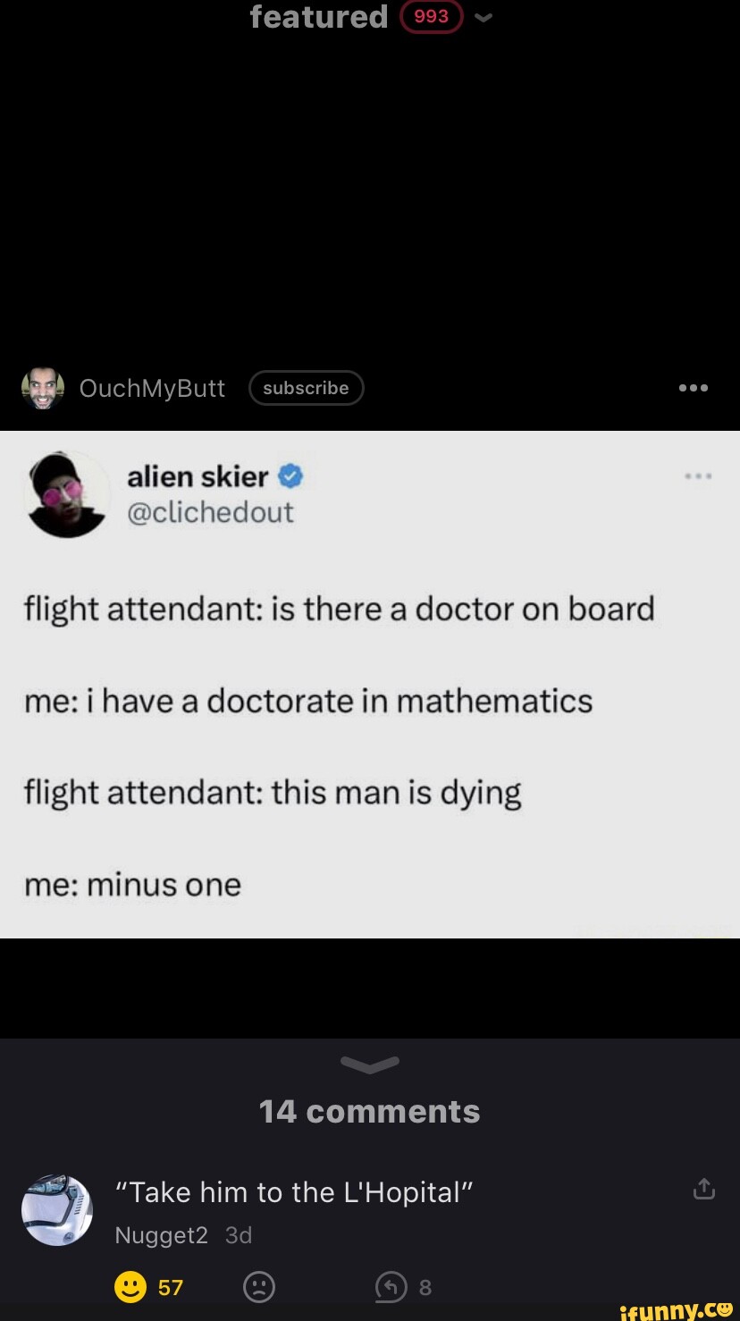 Featured OuchMyButt (subscribe alien skier flight attendant: is there a ...