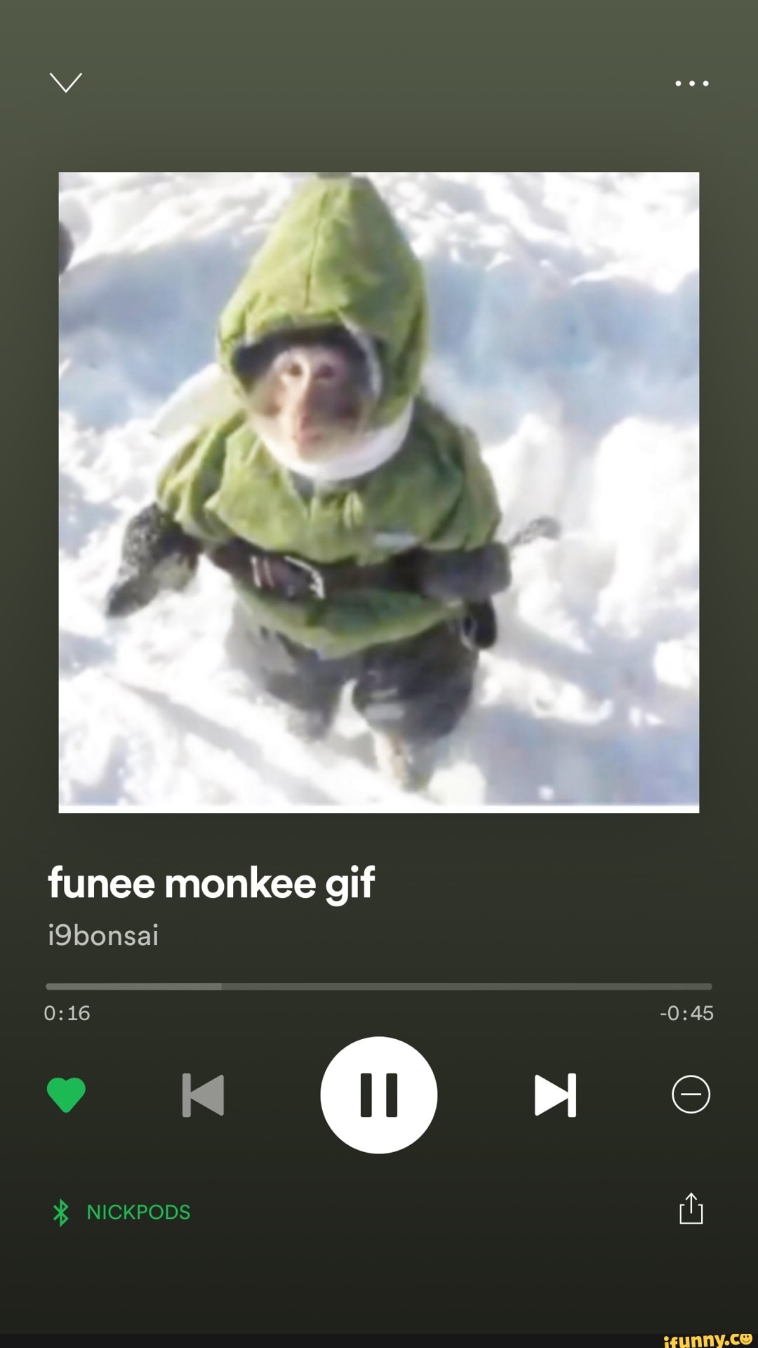 Funee monkee gif - iFunny