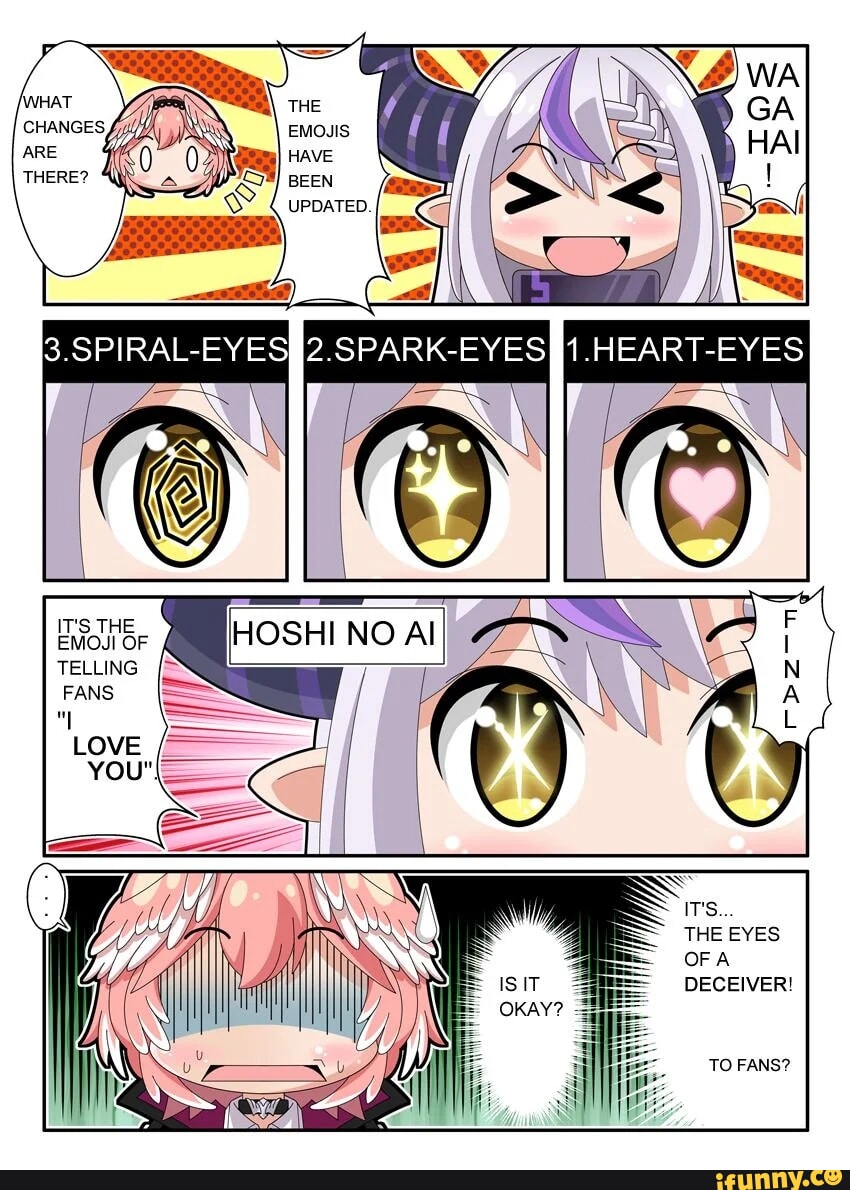 IT'S THE EMOJI OF TELLING FANS LOVE You" 1.HEART-EYES 3.SPIRAL-EYES I2 ...