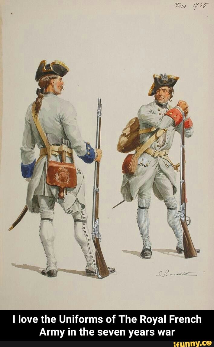 I love the Uniforms of The Royal French Army in the seven years war - I ...