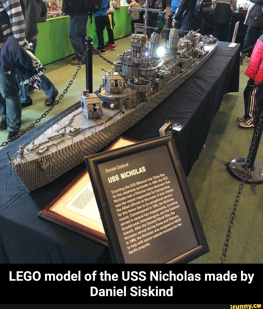 LEGO model of the USS Nicholas made by Daniel Siskind - iFunny