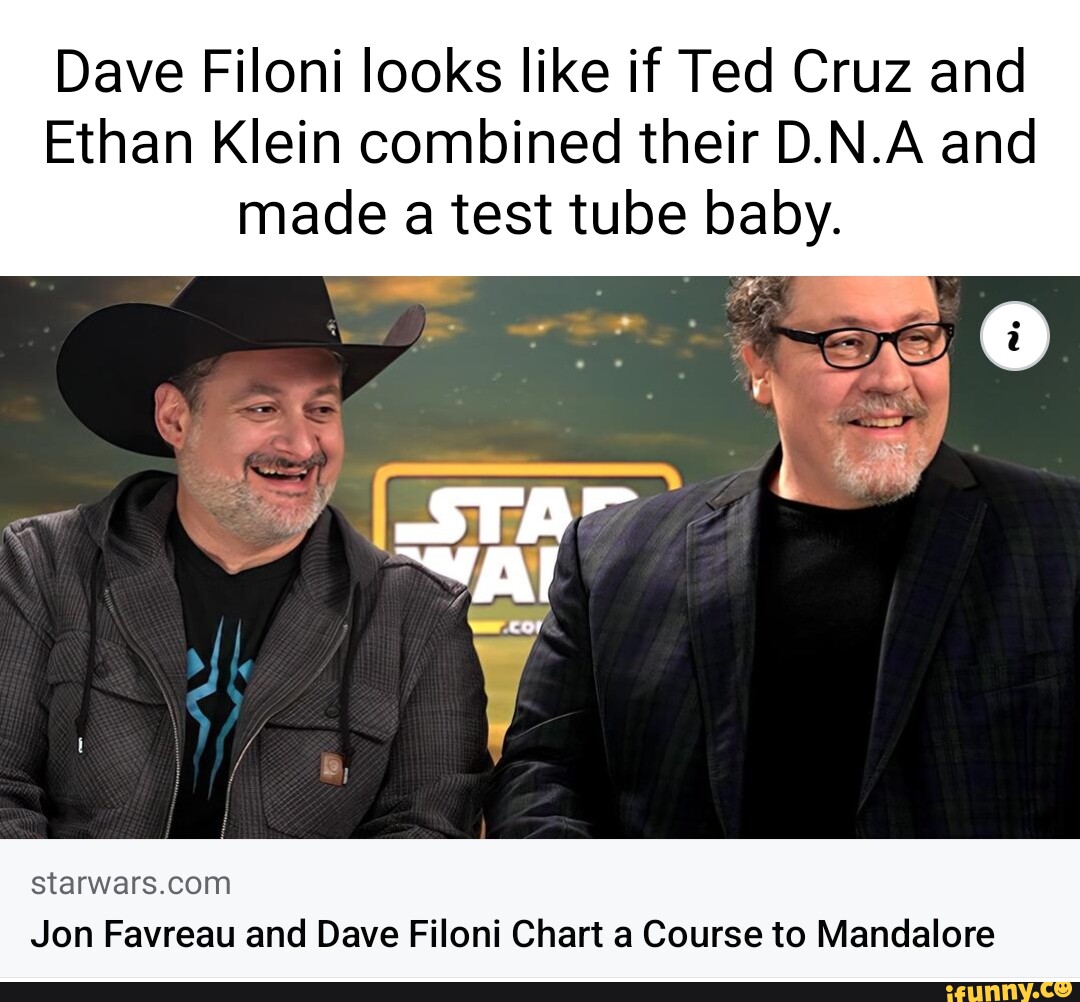 Dave Filoni looks like if Ted Cruz and Ethan Klein combined their D.N.A ...