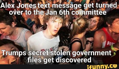 Alex Jones text message get turned over to the Jan committee Trumps ...