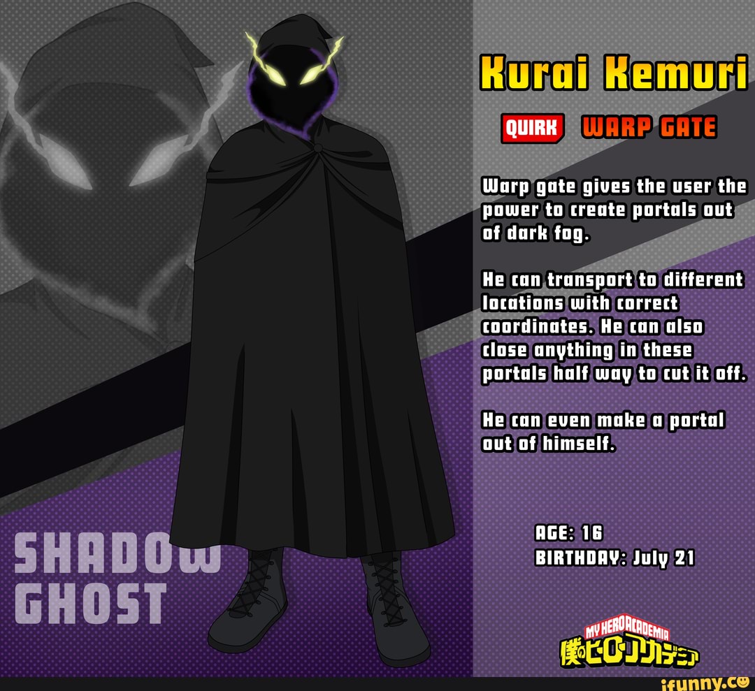 QUIRK Warp gate gives the user the power to create portals out of dark ...