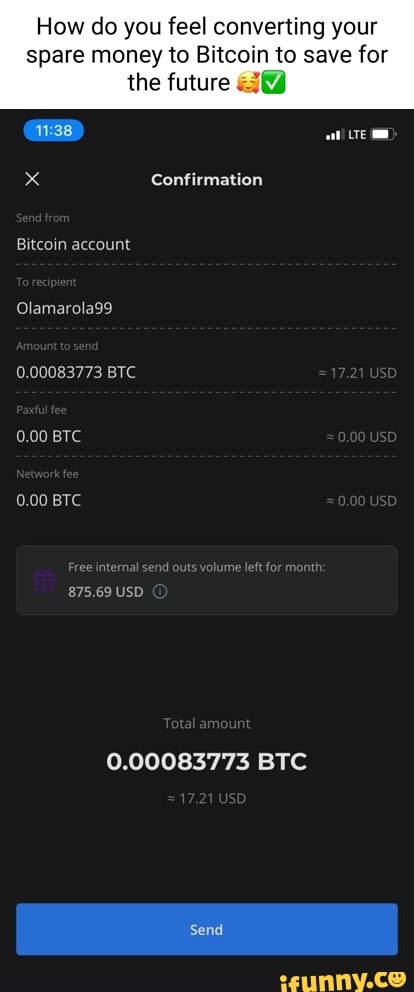 How do you feel converting your spare money to Bitcoin to save for the ...