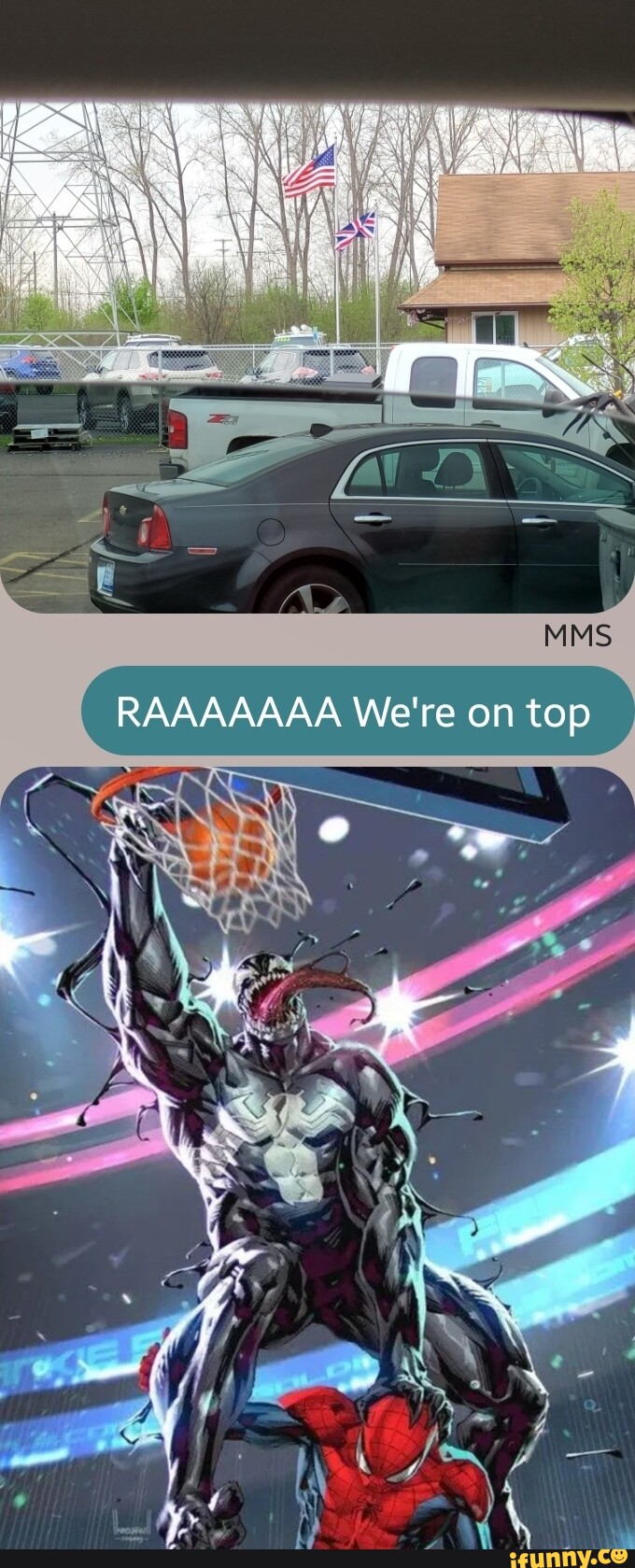 MMS RAAAAAAA We're on top - iFunny