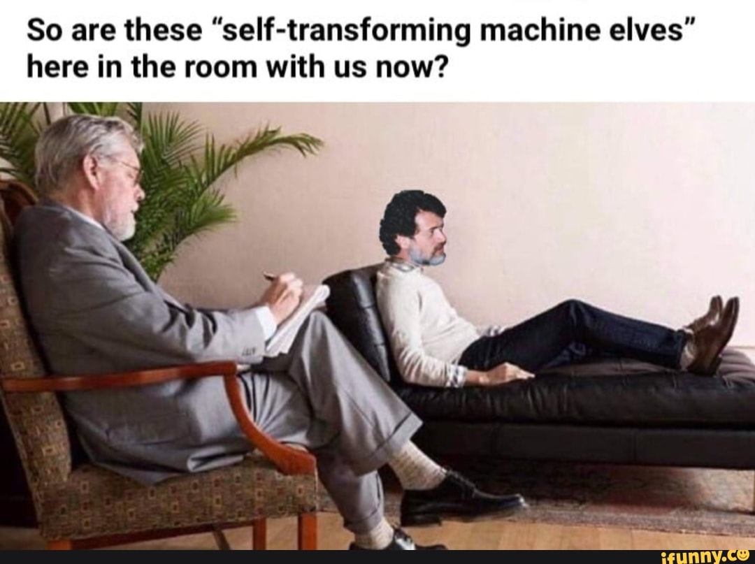 Self Transforming Machine Elves