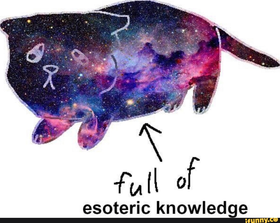 Full of esoteric knowledge - iFunny