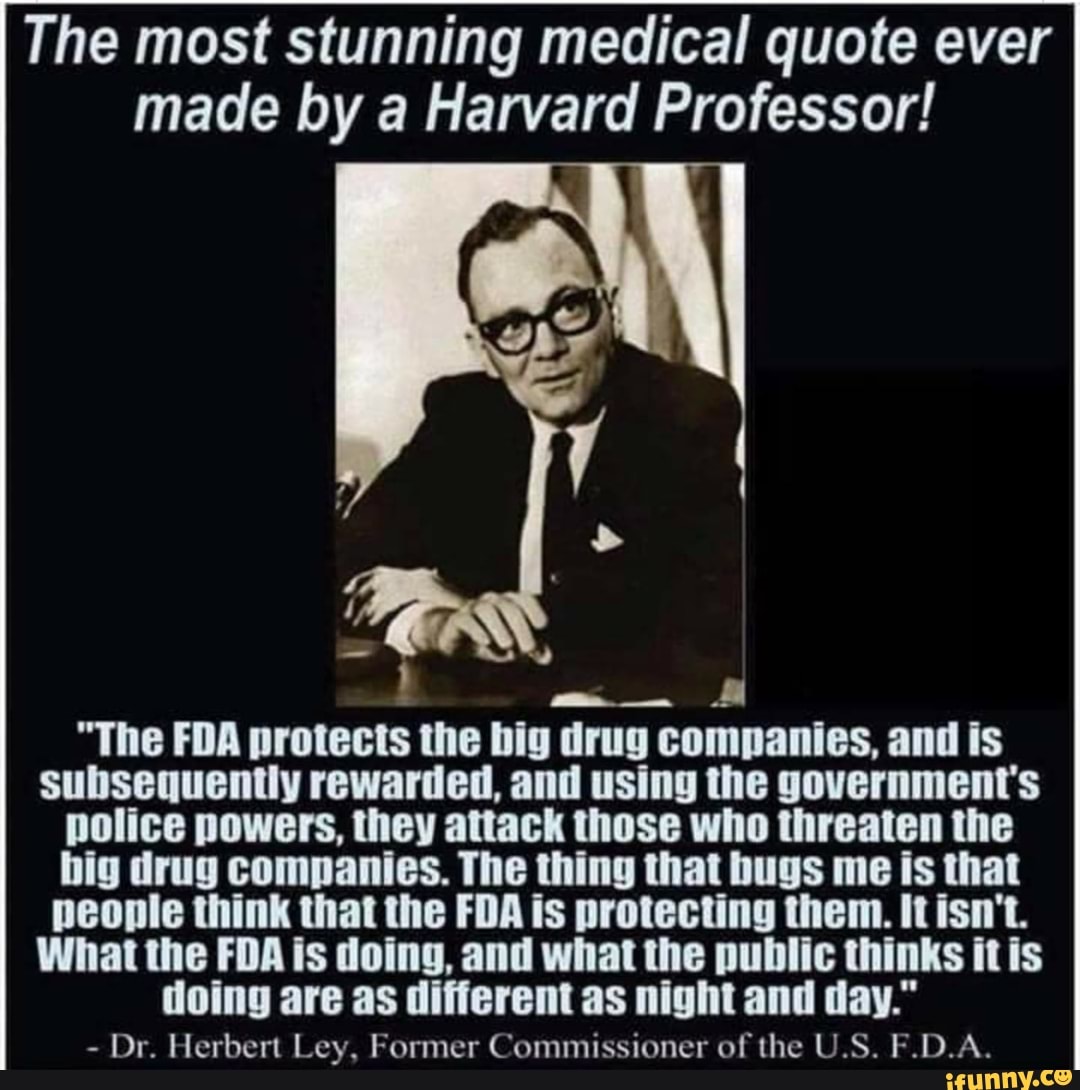 The most stunning medical quote ever made by a Harvard Professor! "The ...