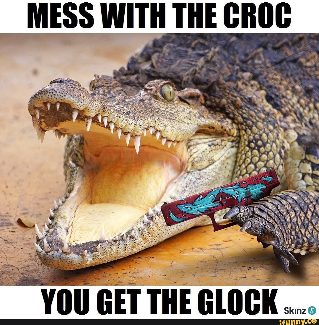 Crocwithaglock memes. Best Collection of funny Crocwithaglock pictures ...