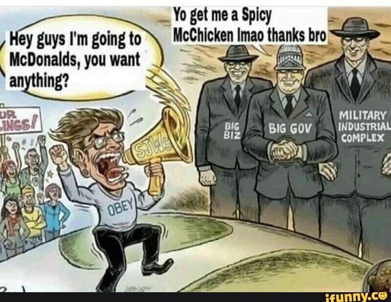Yo get me a Spicy I'm going to McChicken thanks bro MILITARY. , Hey guys I'm going to McDonalds ...