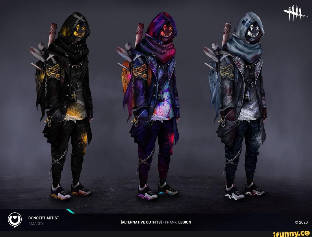 CONCEPT ARTIST AMACKY [ALTERNATIVE OUTFITS] - FRANK, LEGION - iFunny