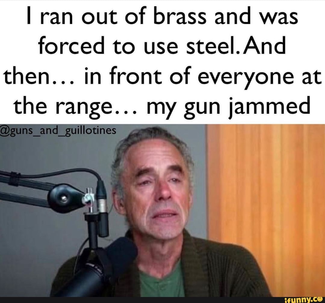 I ran out of brass and was forced to use steel. And then... in front of ...