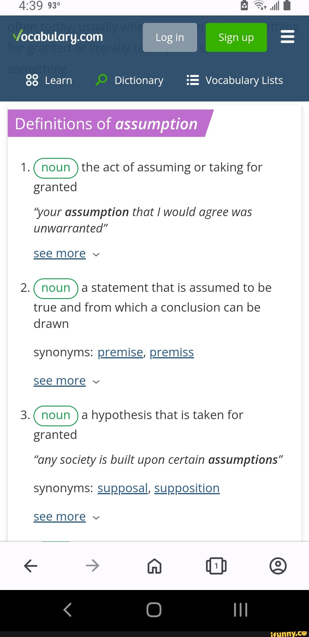 Assumption memes. Best Collection of funny Assumption pictures on iFunny