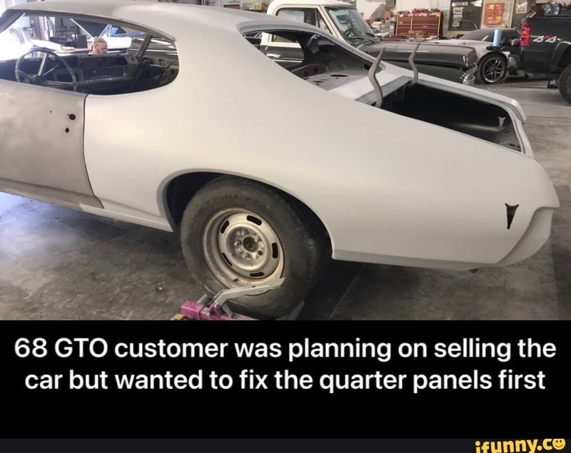 68 GTO customer was planning on selling the car but wanted to fix the ...