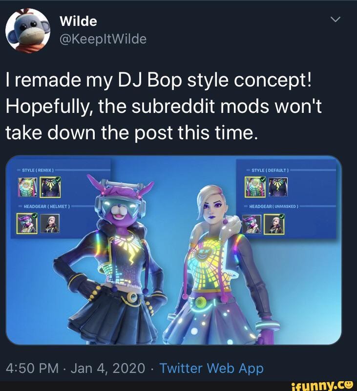 Remade my DJ Bop style concept! Hopefully, the subreddit mods won't ...