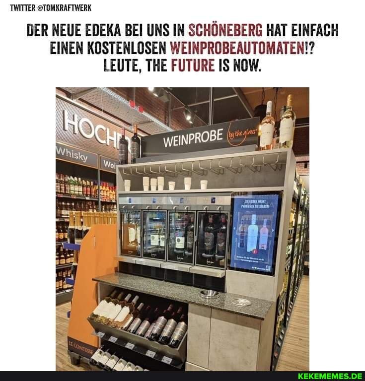 TWITTER @TOMKRAFTWERK DER NEUE EDEKA BEI UNS IN SCHÖNEBERG HAT EINFACH ...
