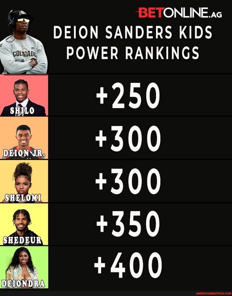 It's Deion's world - we're just living in it... and power ranking ...