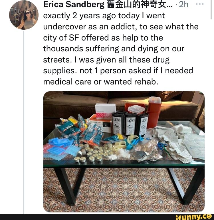 Erica Sandberg SS... exactly 2 years ago today I went undercover as an ...