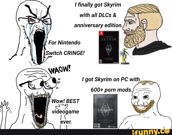 Skyrim_mods memes. Best Collection of funny Skyrim_mods pictures on iFunny