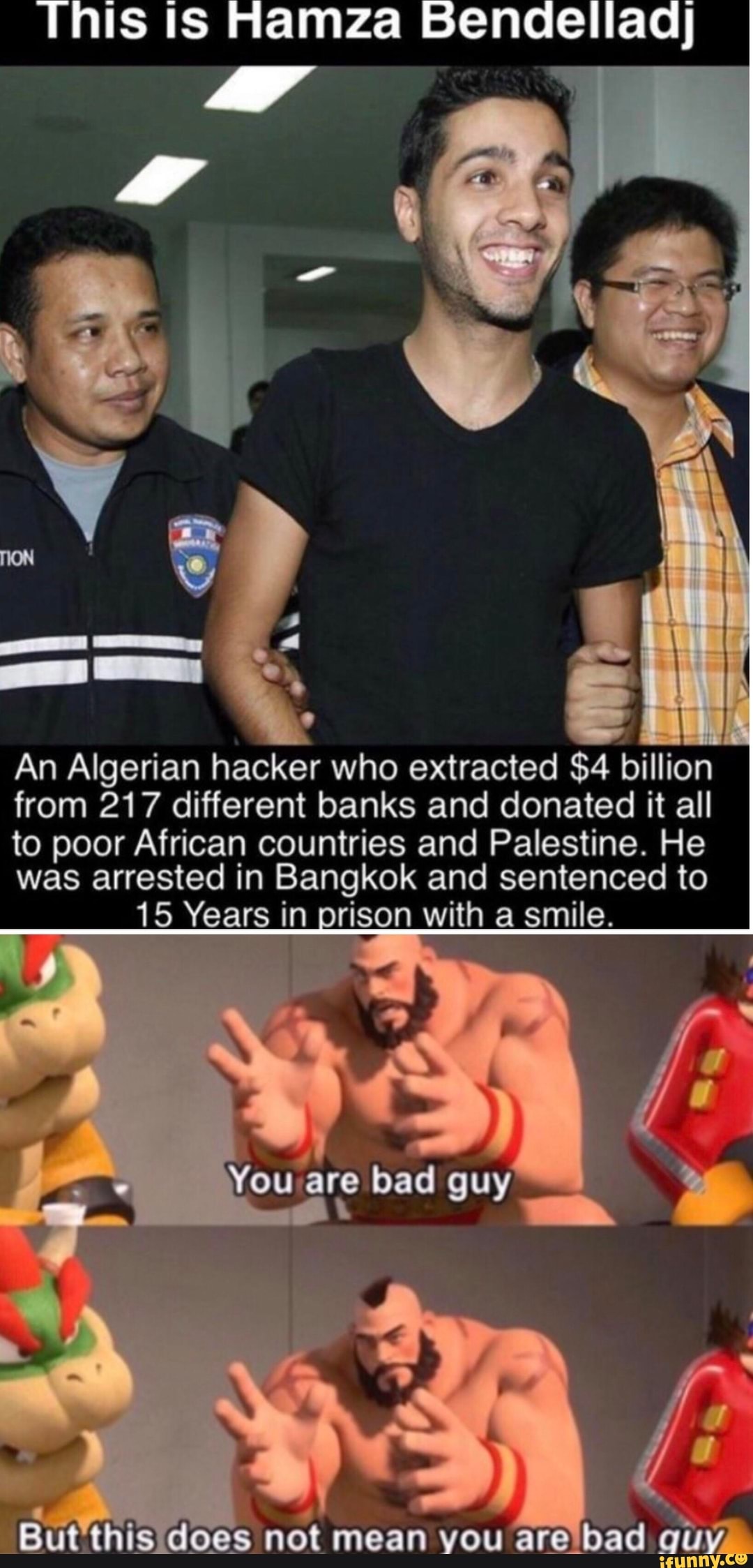 This is Hamza Bendelladj An Algerian hacker who extracted $4 billion ...