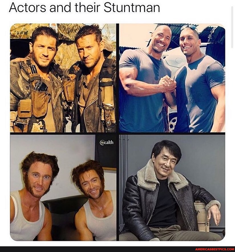 😂 - Actors and their Stuntman Gealth - America’s best pics and videos