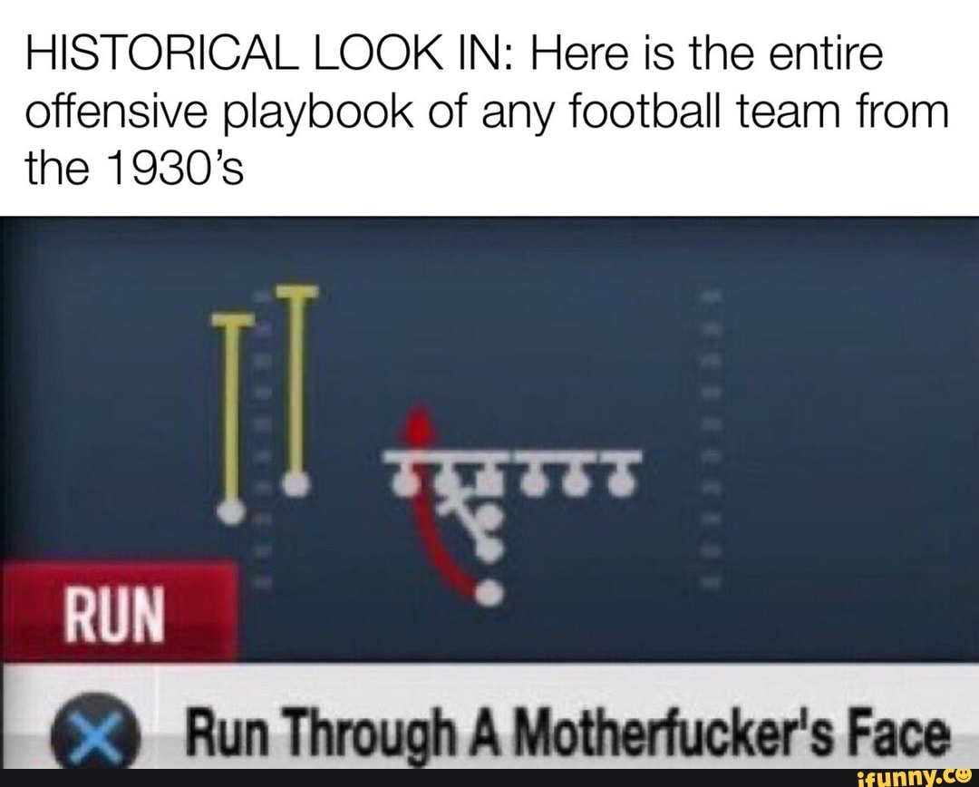Historical Look In Here Is The Entire Offensive Playbook Of Any