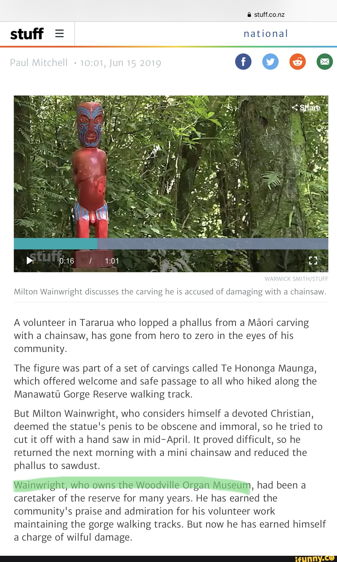 ...Mr Wainwright owns an organ museum! Did he really reduce it to ...