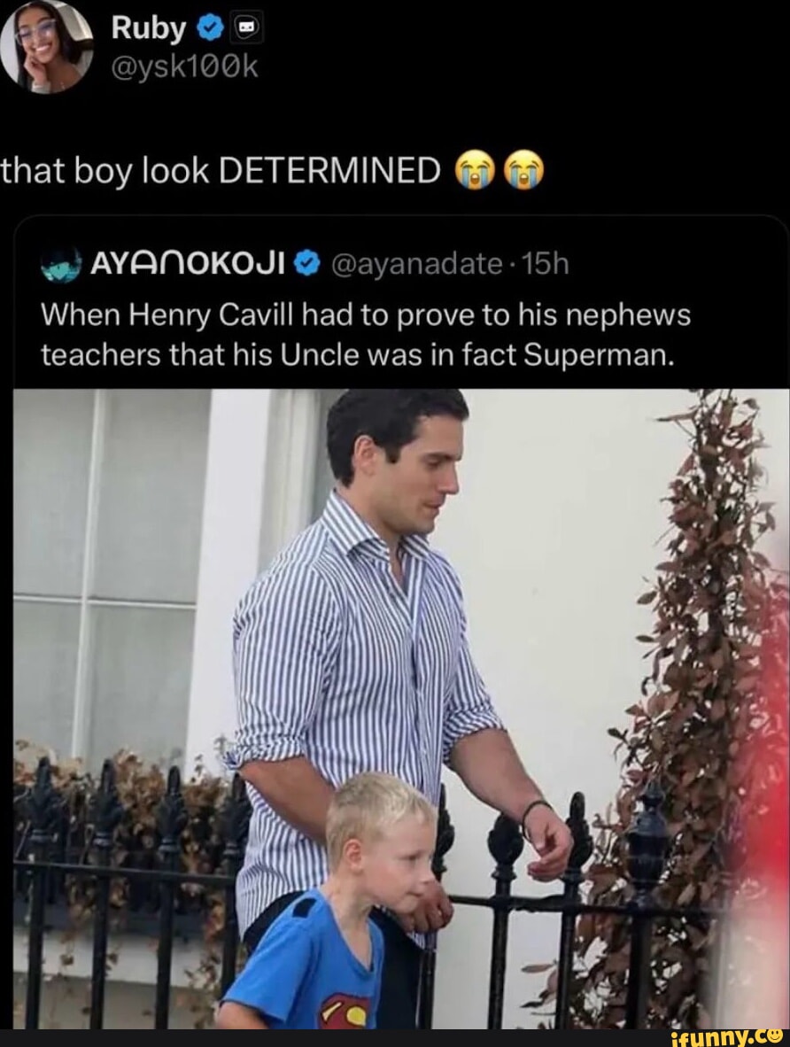 GA\\ Ruby @ = @yski00k that boy look DETERMINED When Henry Cavill had ...