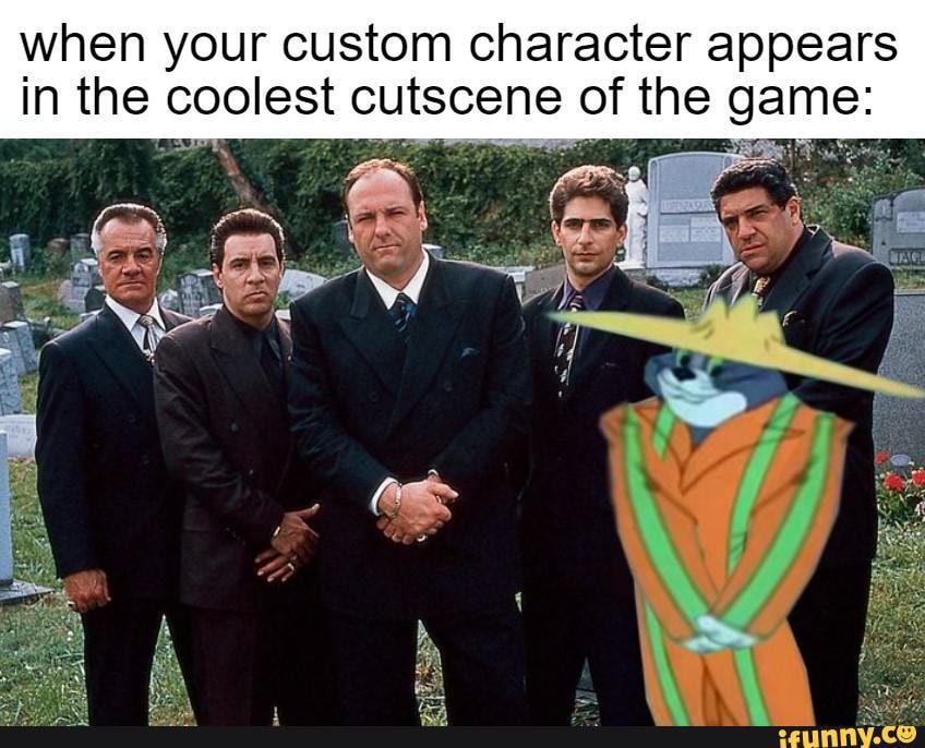 Lol a funnie - when your custom character appears in the coolest ...